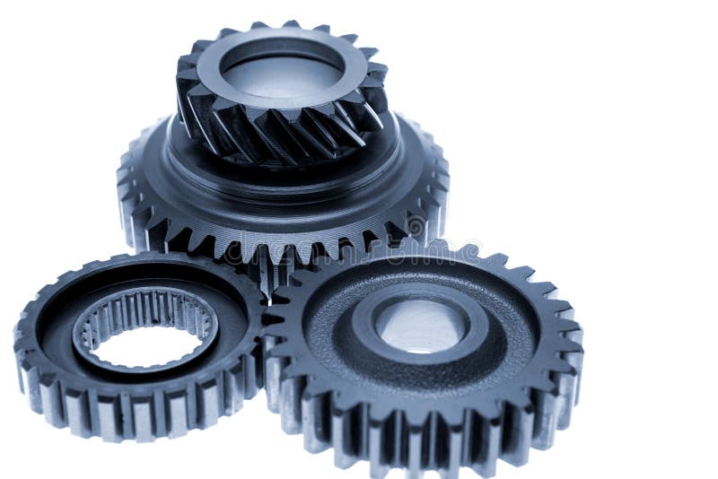 Three gears stock photo. Image of interlocked, teamwork - 3628906