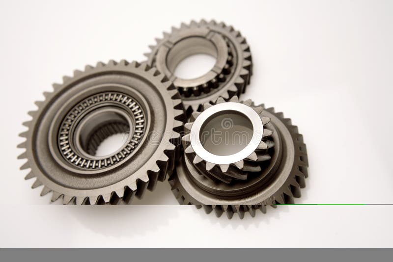 Three gears stock image. Image of combine, steel, conceptual - 3946755