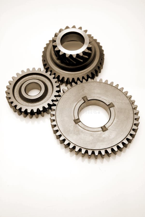 Three gears stock photo. Image of connection, mesh, connect - 3946766