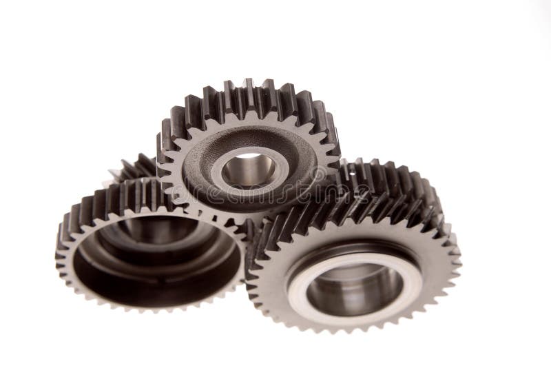 Three gears stock image. Image of engineering, metaphor - 4177653