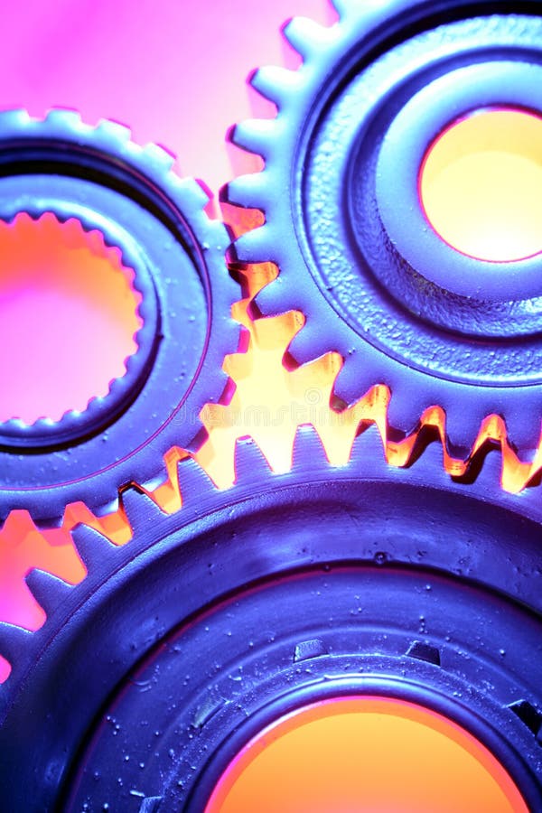 Three gears stock photo. Image of engaged, combine, conceptual - 9912536