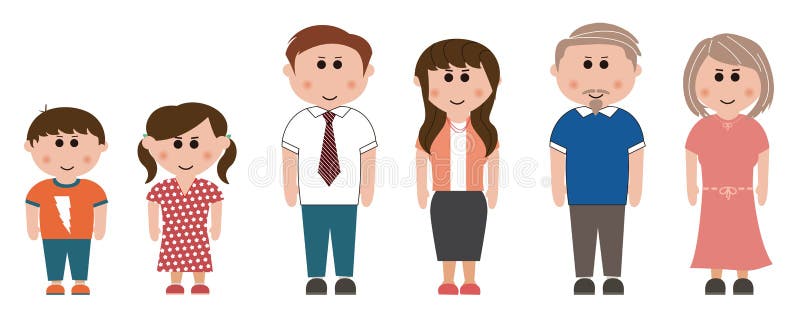 Three Generation Family Stock Illustrations – 902 Three Generation ...
