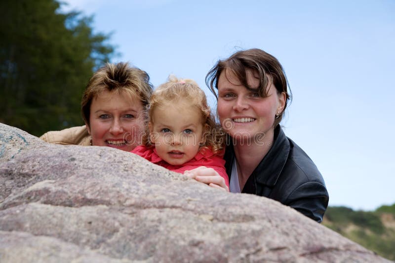 Three generations stock image. Image of daughter, live - 892693