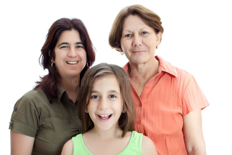 Three Generations of Hispanic Women Stock Image - Image of hispanic ...