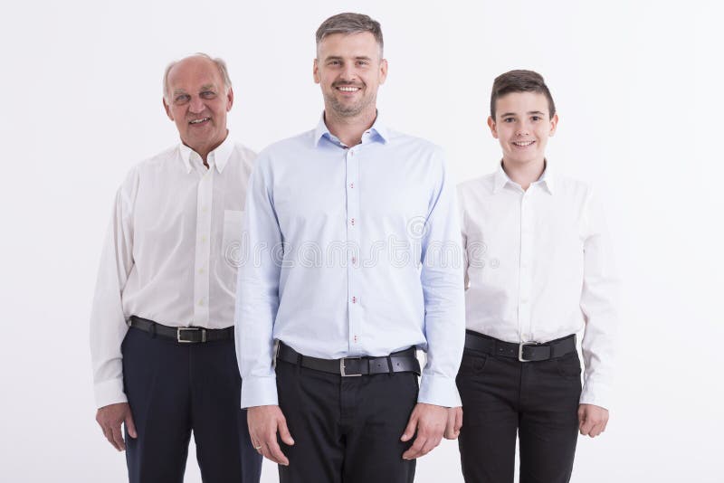 Three generations of men stock image. Image of smile - 79603661