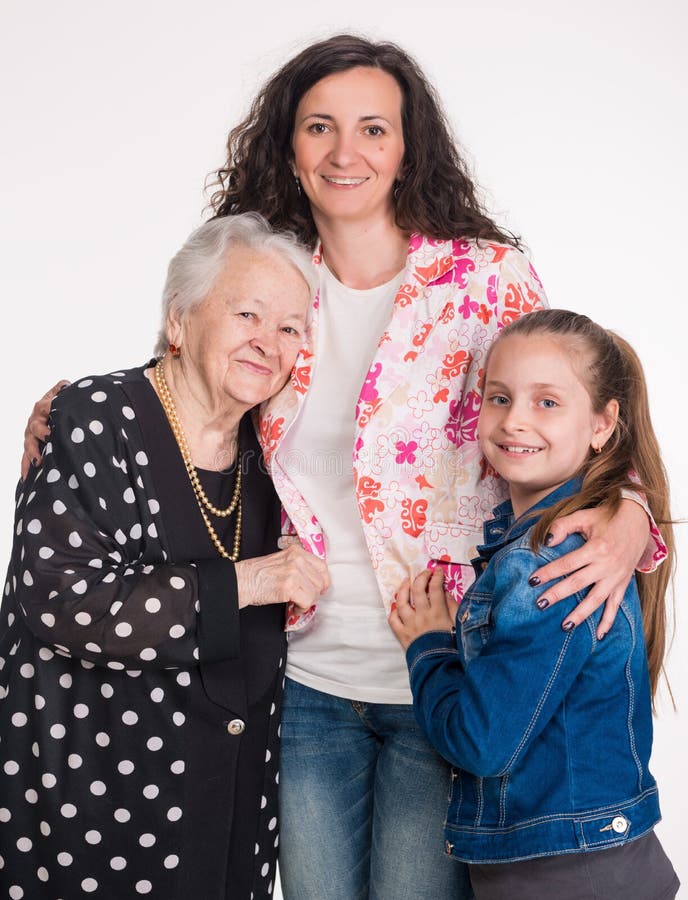Three generations of women stock image. Image of background - 40572299
