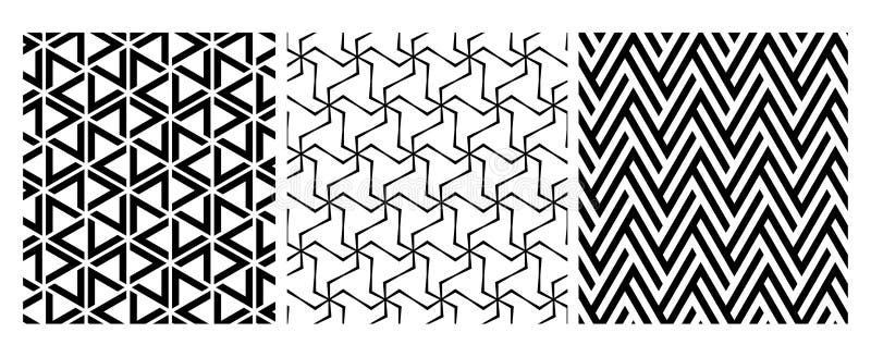 Seamless Geometric Pattern Design Background Stock Vector ...