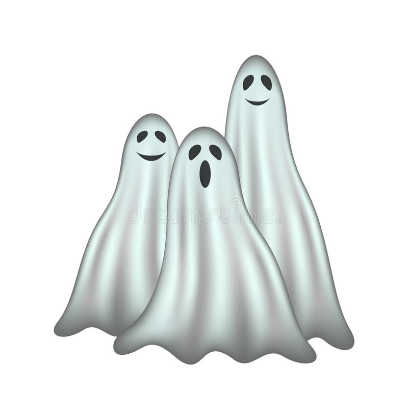 Goofy Ghosts Seamless Pattern Stock Vector - Illustration of seamless ...