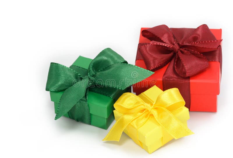 Three gift boxes stock photo. Image of give, compliment - 2991606