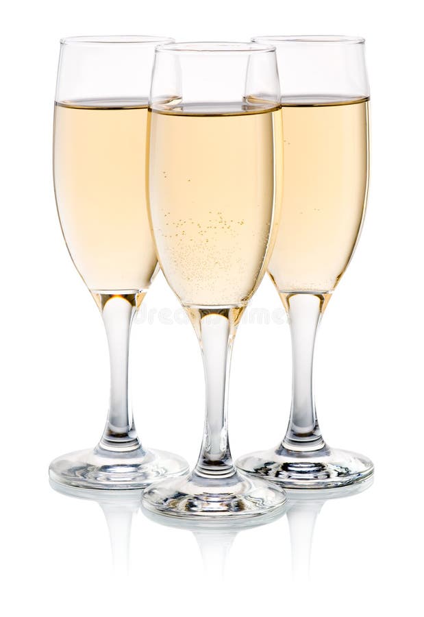 Champaign stock photo. Image of flute, glasses, tray, bubbles - 1039730