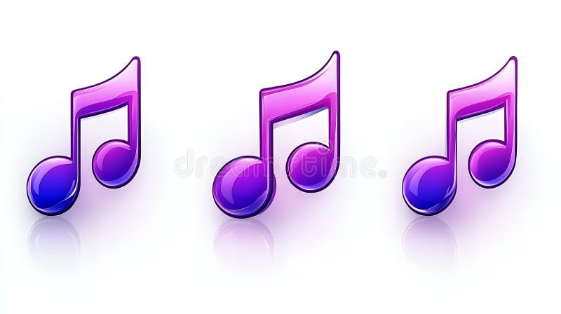 Purple Music Notes Stock Illustrations – 2,371 Purple Music Notes Stock ...