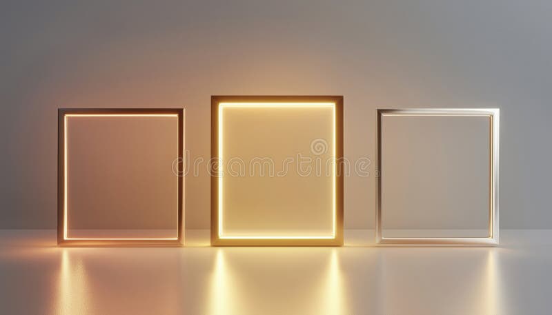 Glowing Square Frames Gold Stock Photos - Free & Royalty-Free Stock ...