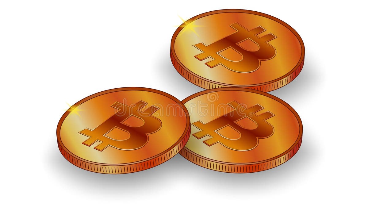 Bitcoin Btc Design Coins Stock Illustrations – 1,966 Bitcoin Btc Design ...