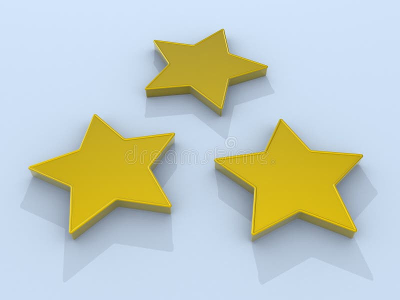 Three stars and circles stock vector. Illustration of graphical - 3732966