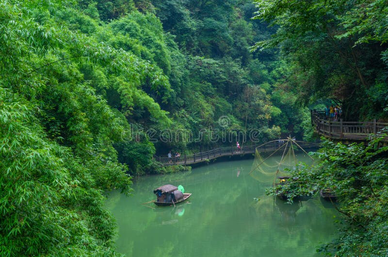 Summer Scenery in Yichang Sanxia Renjia Scenic Area, Yichang, Hubei ...
