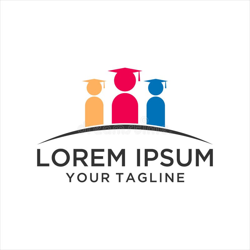 Three Graduates Group of Students Stock Vector - Illustration of ...