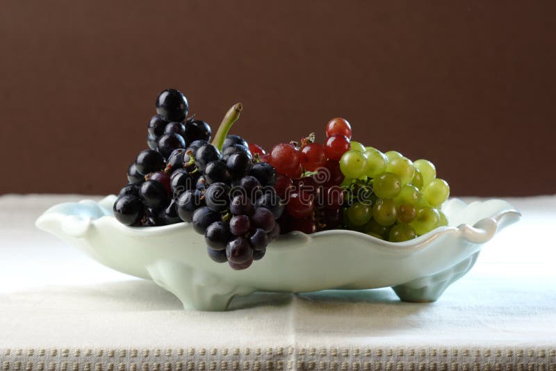 Three grape varieties stock image. Image of variety, fruit - 3088497