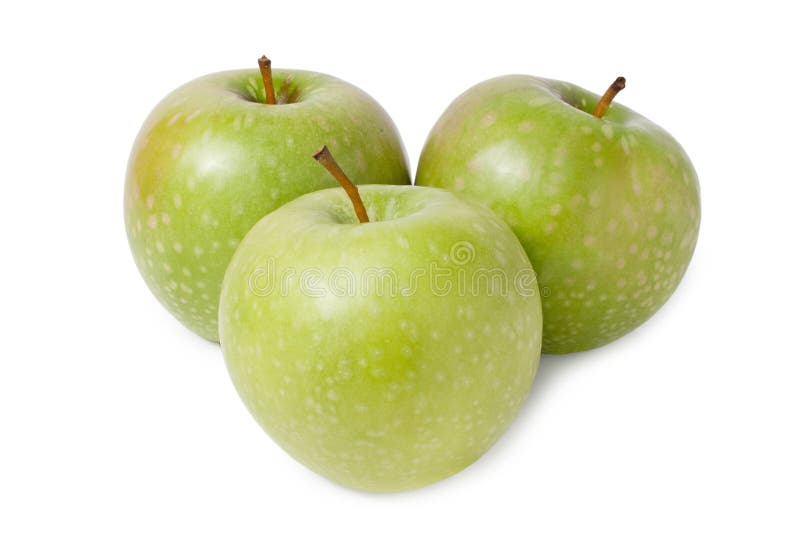 Three apples in a basket stock image. Image of appetizing - 30768397