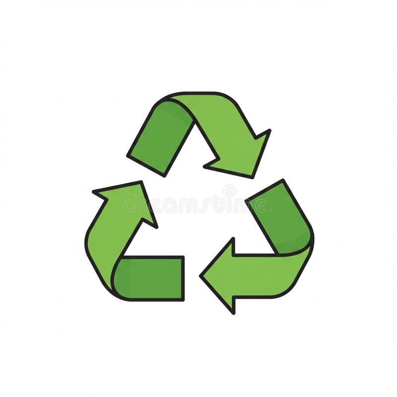 Triangular Loop Symbolize Recycling Stock Illustrations – 3 Triangular ...
