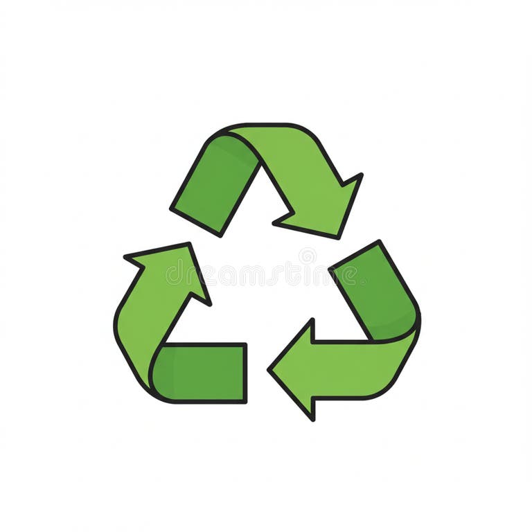 Triangular Loop Symbolize Recycling Stock Illustrations – 3 Triangular ...