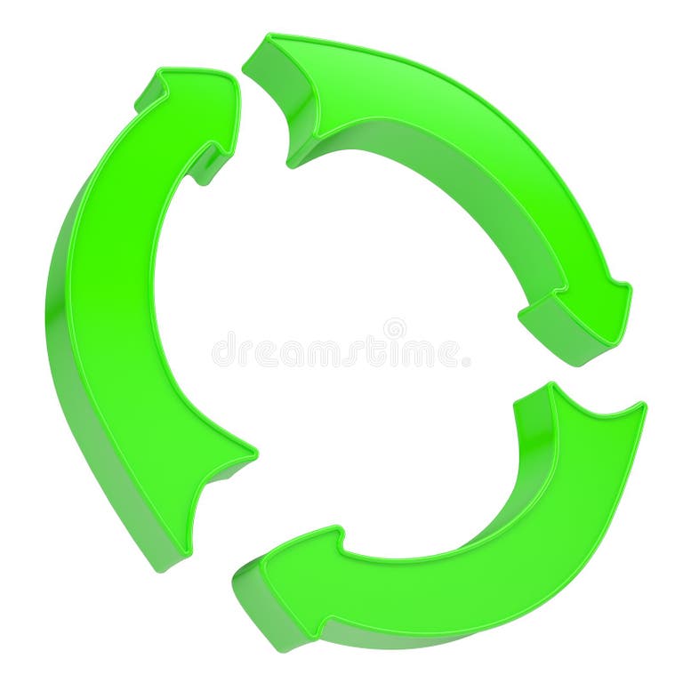 Rotating Green Arrow Stock Illustrations – 430 Rotating Green Arrow ...
