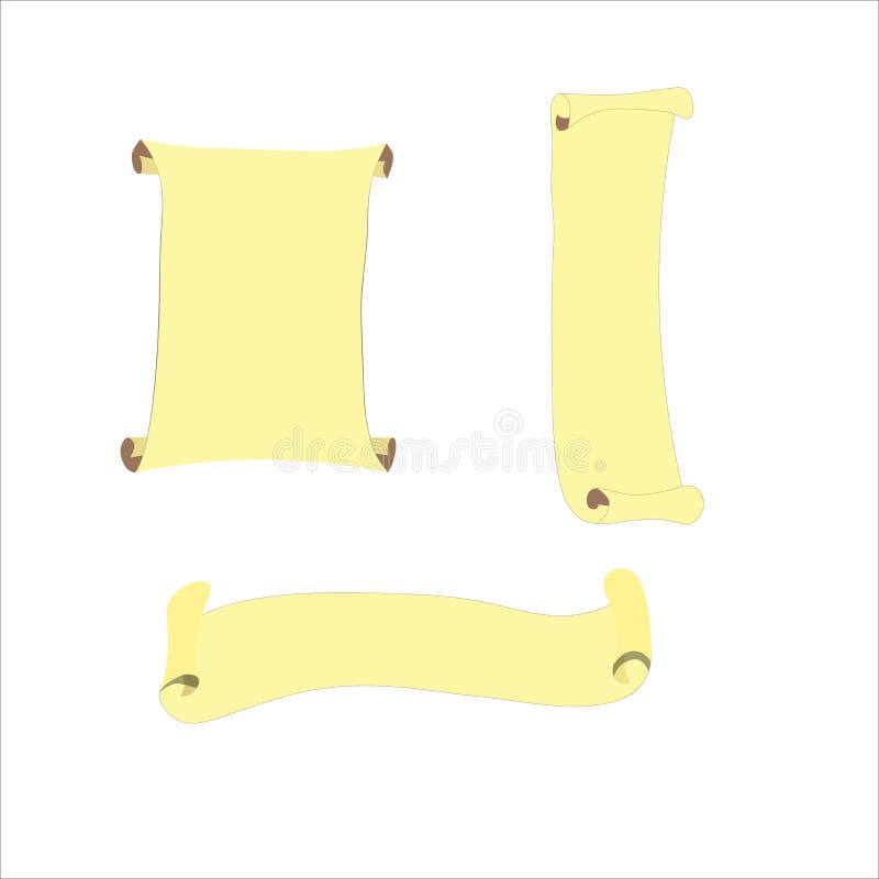 Three Scrolls Stock Illustrations – 156 Three Scrolls Stock ...
