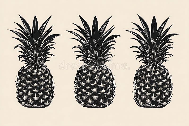 Pineapple Row Stock Illustrations – 588 Pineapple Row Stock ...