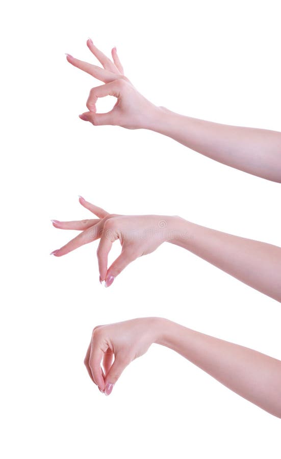 Three hand positions stock image. Image of person, show - 35142979