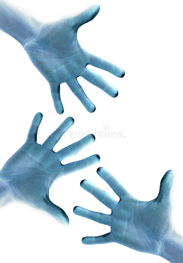 Hands over white stock image. Image of hands, male, help - 461255