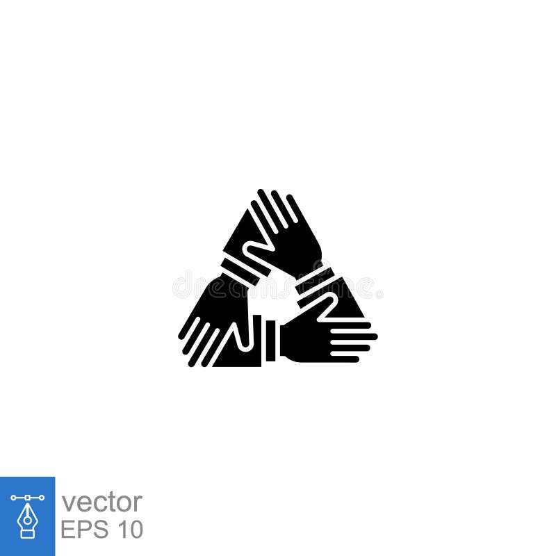 Three Hands Holding Each Other Stock Illustrations – 47 Three Hands ...