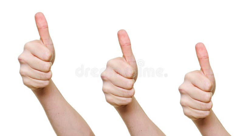 Thumbs Up Success Hand Sign Isolated Free Stock Photos & Pictures ...