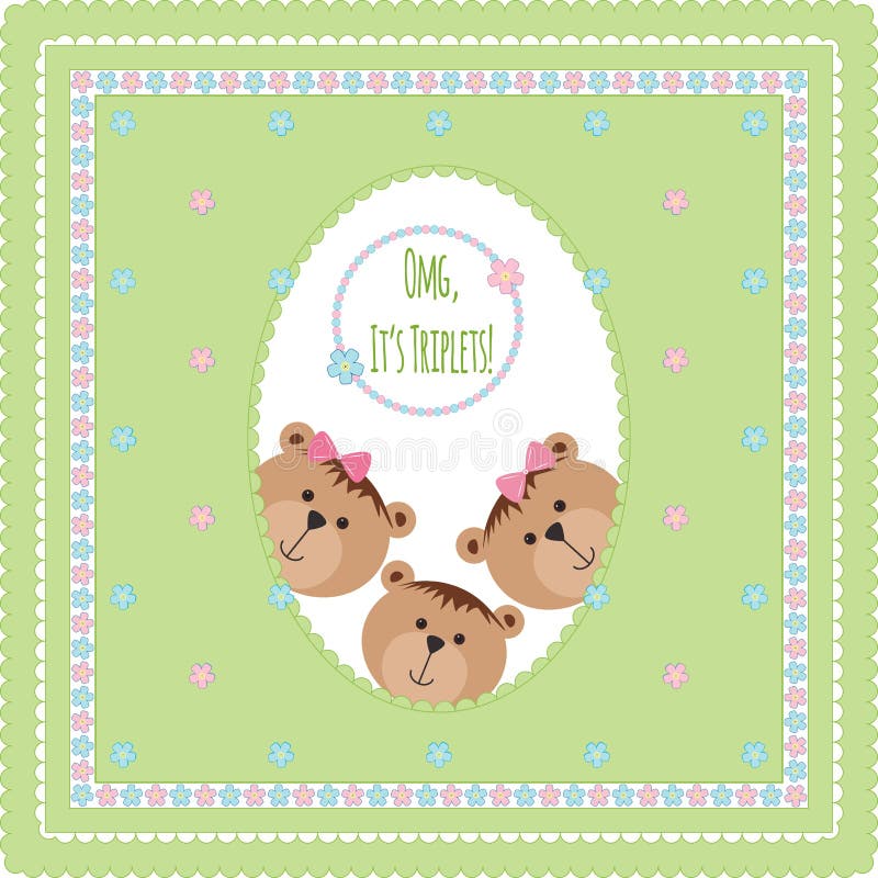 Triplets Stock Illustrations – 201 Triplets Stock Illustrations ...