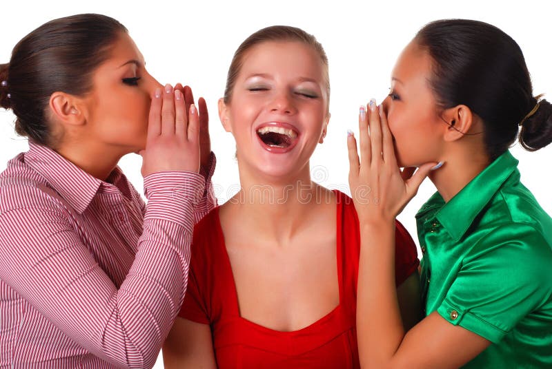 Three happy friends stock image. Image of clothing, people - 8275451