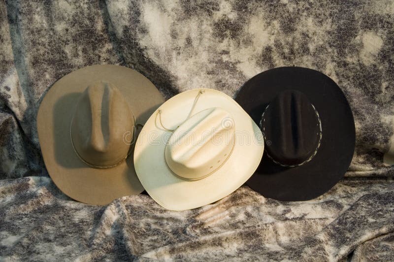 Three hats 3 stock photo. Image of brown, three, straw - 1828798