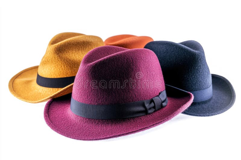 Three Hats Placed Together, Possibly Used As Props or Set Dressing for ...