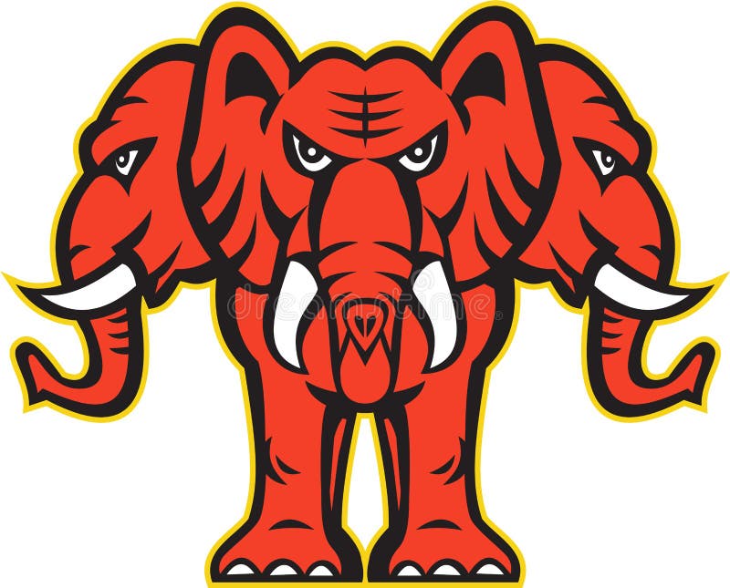 Delta Sigma Theta Elephant Clipart Head