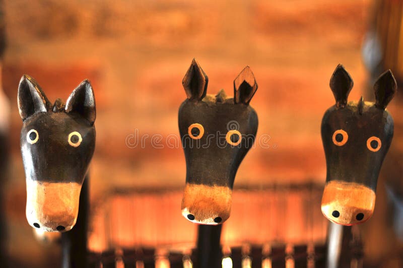 Three heads stock image. Image of horses, illustrations - 6177655