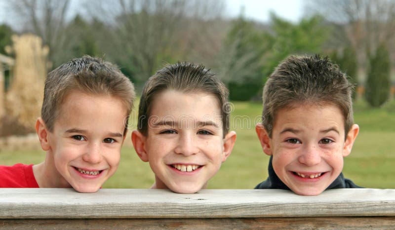 Three Heads Better Than One Stock Photo - Image of families, buddies ...