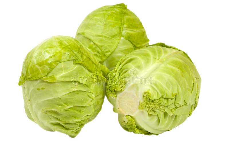 Three Heads of Cabbage stock image. Image of vegetarian - 11443067