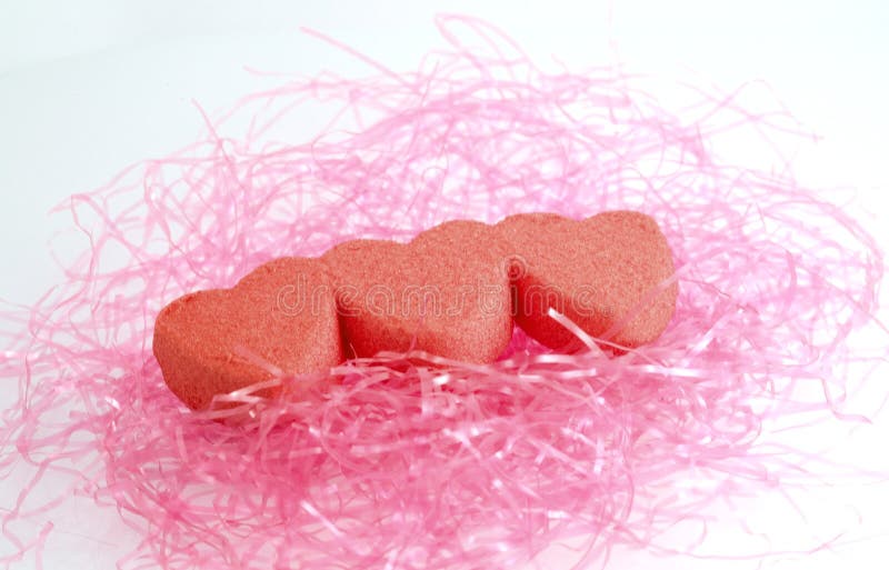Three hearts stock image. Image of hearts, valentines, knockout - 69659