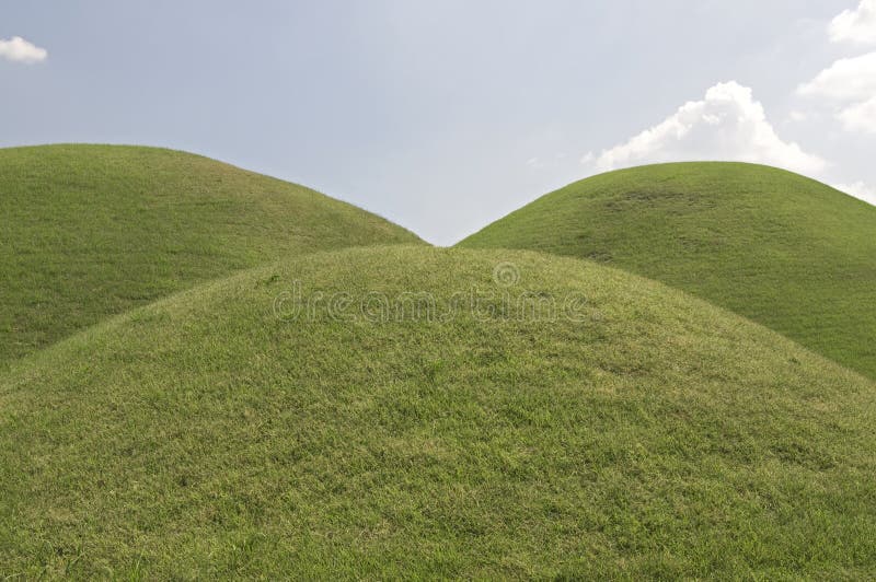 Three Hills, South Korea stock image. Image of background - 11625115