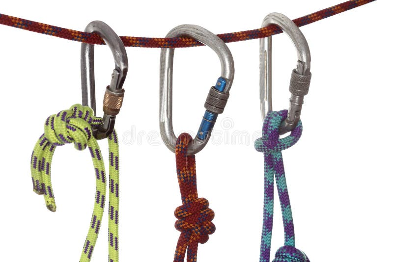 Two hooks connected stock photo. Image of aluminium, harness - 52006786