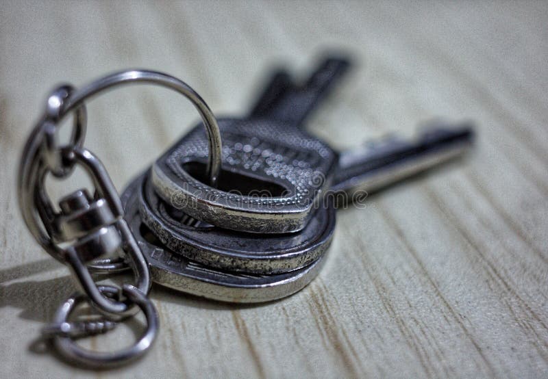 Three House Keys on the Table Stock Image - Image of gemstone, pendant ...