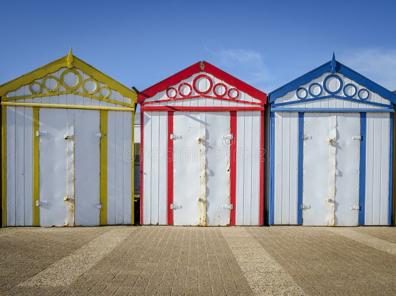 Three Huts stock image. Image of britain, kingdom, yellow - 196532601