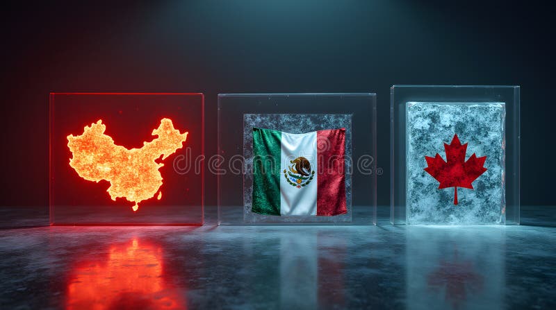 Frozen Boundaries of Nations Stock Illustration - Illustration of ...