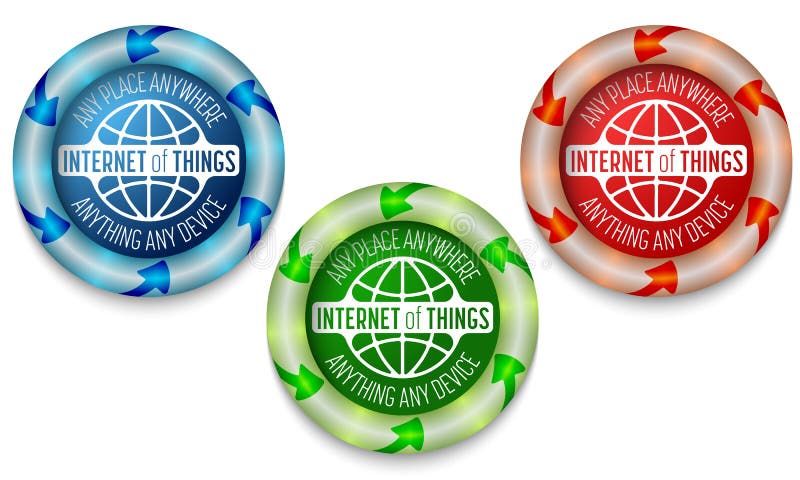 Three Icons of Witches on Broomsticks on White Background Stock Vector ...