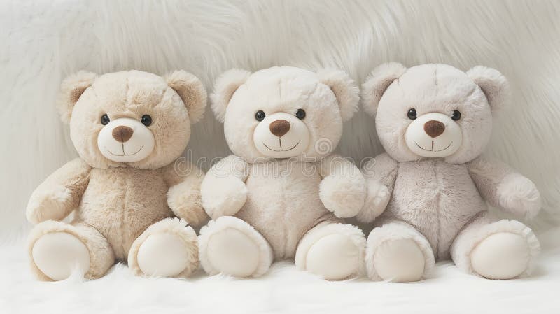 Identical Beige Teddy Bears Stock Illustrations – 4 Identical Beige ...