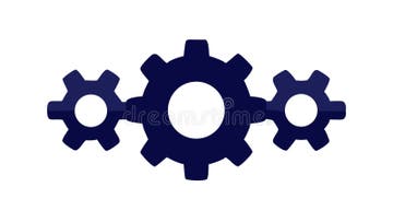 Three Industrial Gear Cogs Mechanism, Vector Design Generative AI Stock ...