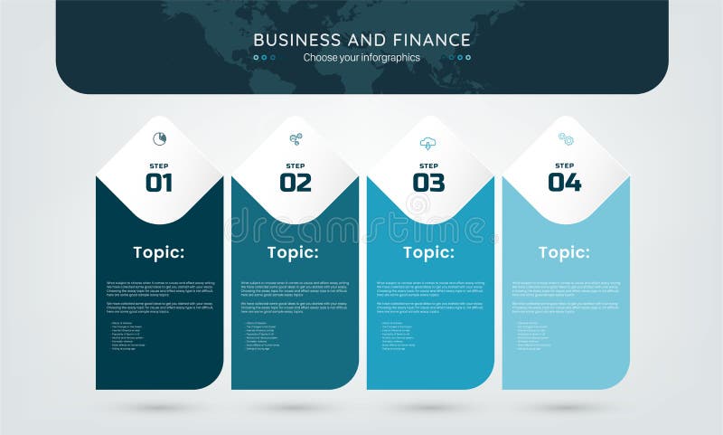 Three Infographic Design with Icons. 3 Options or 3 Steps. Process ...