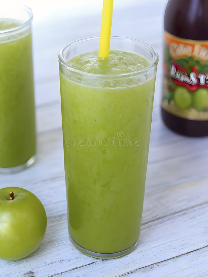 Three Ingredient Green Grape Slushie for a Refreshing Treat Stock Image ...